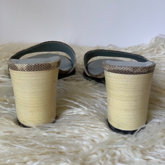 Gucci | Shoes | Gucci Faux Snakeskin Slide | Poshmark